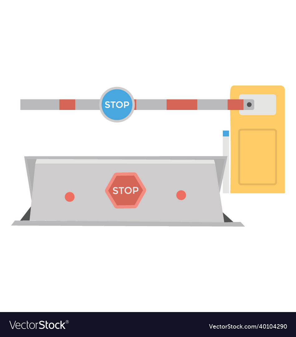 Checkpost Royalty Free Vector Image - VectorStock