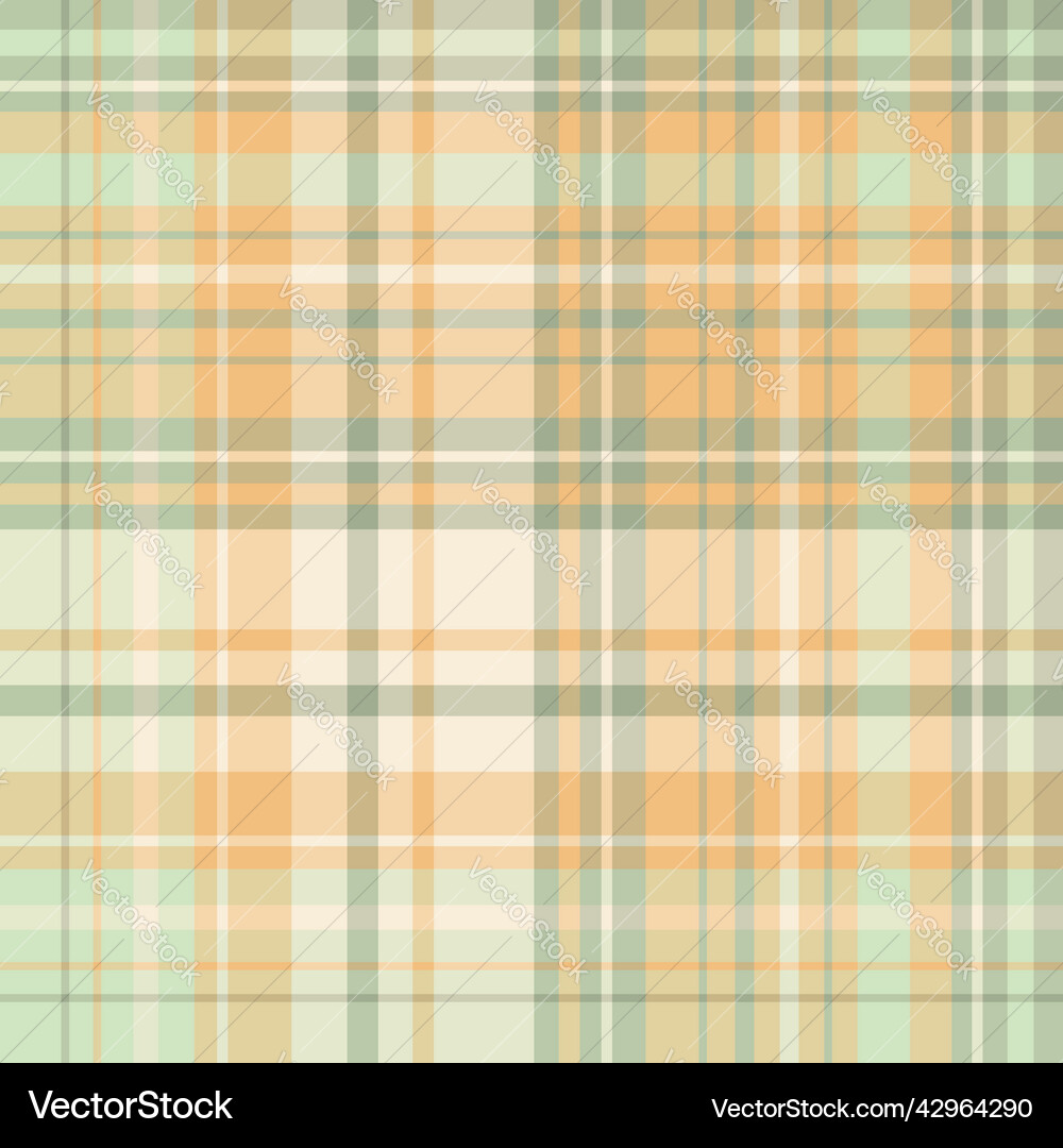 Seamless pattern in light green and orange colors Vector Image