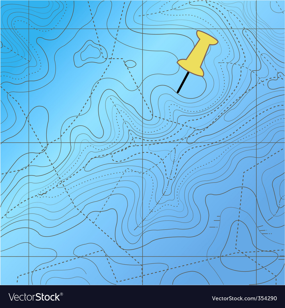 Topography map background Royalty Free Vector Image