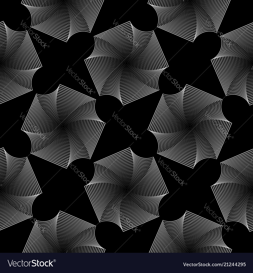 Design seamless monochrome decorative pattern Vector Image