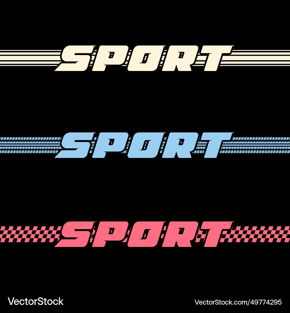 Sport sport checkered colorful patterns Royalty Free Vector