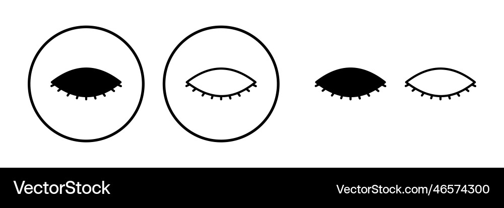 Eye icon look and vision icon icon Royalty Free Vector Image