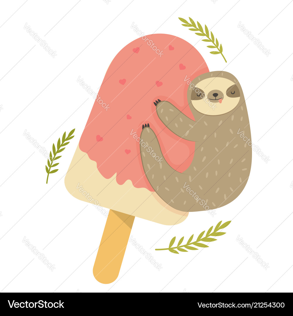 Creepy Sloth Ice Cream