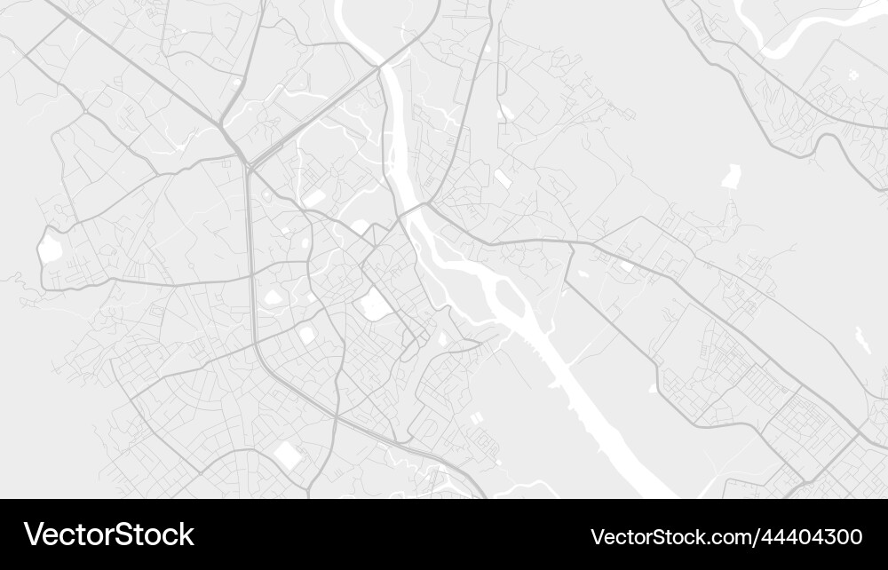White and light grey thane city area background Vector Image