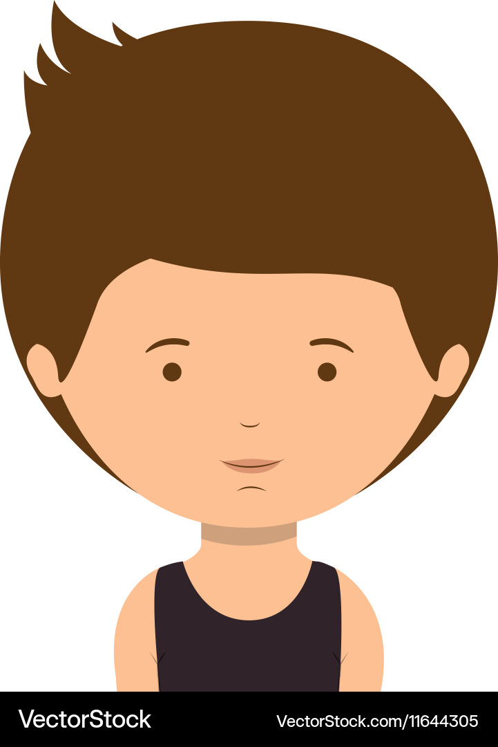 Half body man dressed ballet costume Royalty Free Vector