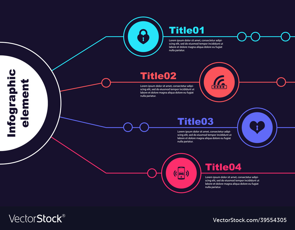 Set Castle In The Shape Of Heart Wifi Locked Vector Image