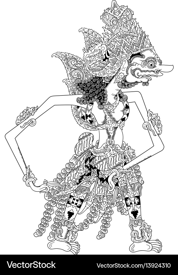 Boma nakasura Royalty Free Vector Image - VectorStock
