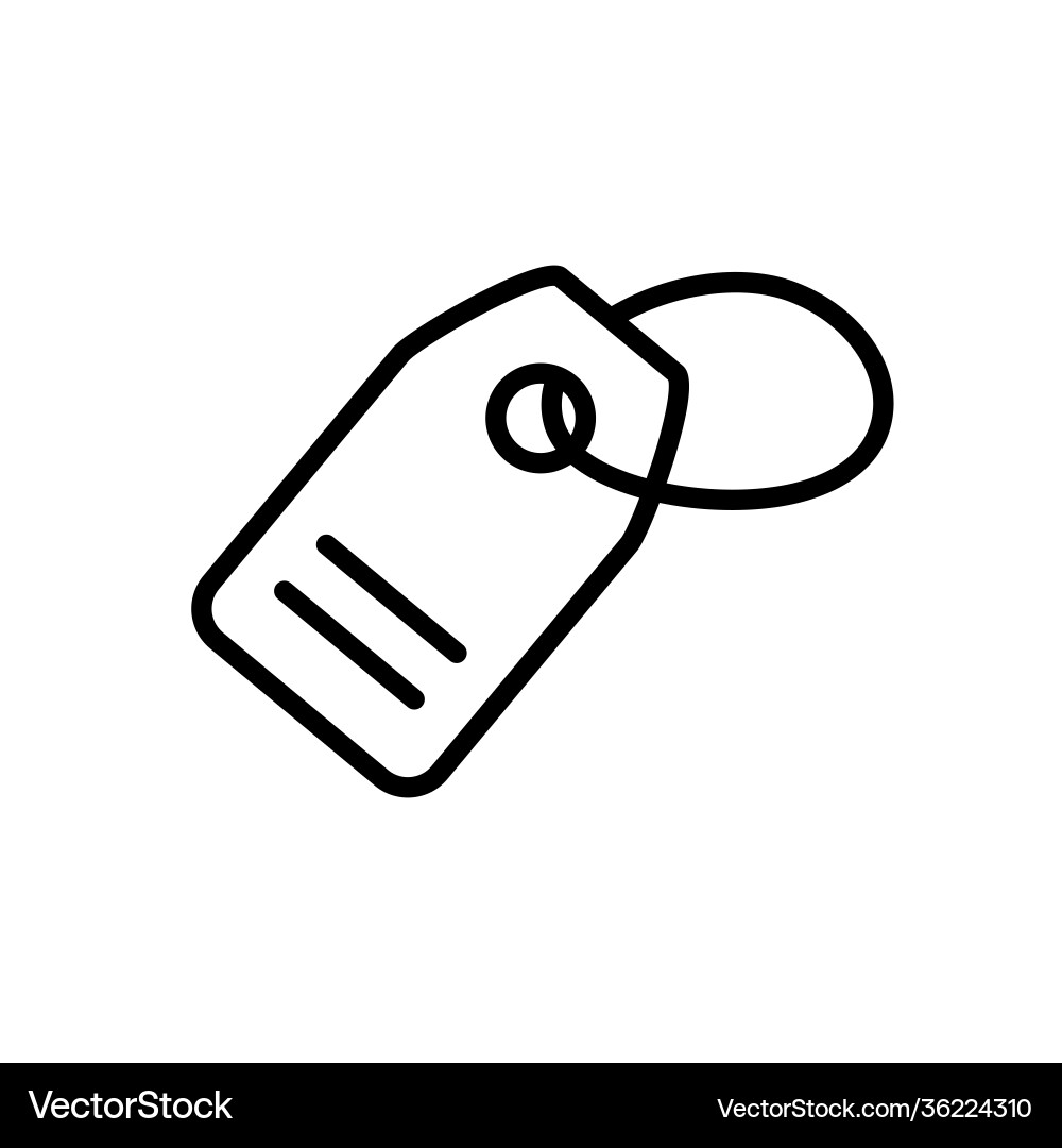 Tag icon price label symbol Royalty Free Vector Image