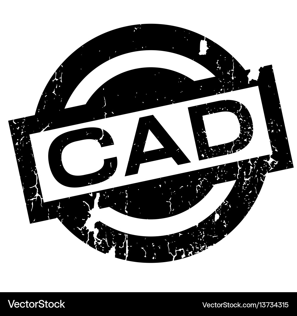 Cad rubber stamp Royalty Free Vector Image - VectorStock