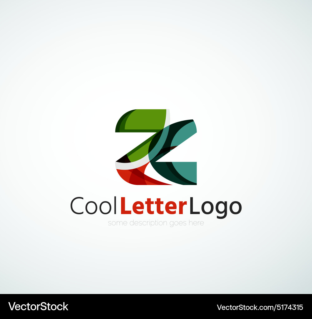 Letter company logo Royalty Free Vector Image - VectorStock