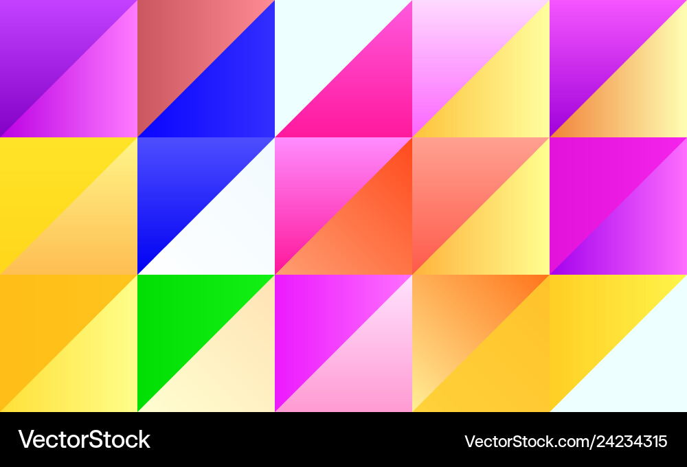 Light color geometric trendy triangle bg design Vector Image