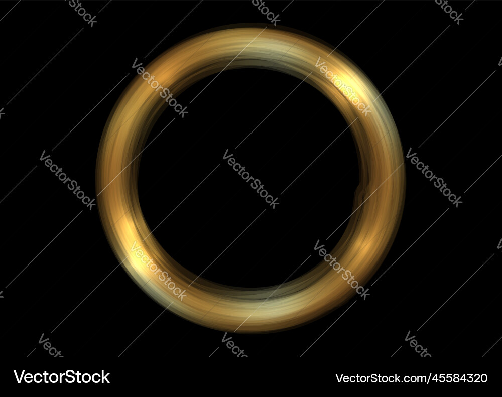 Abstract luxury golden ring gold light circles Vector Image