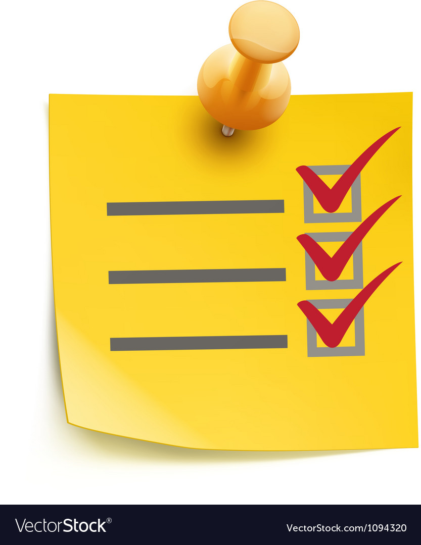 Check list Royalty Free Vector Image - VectorStock