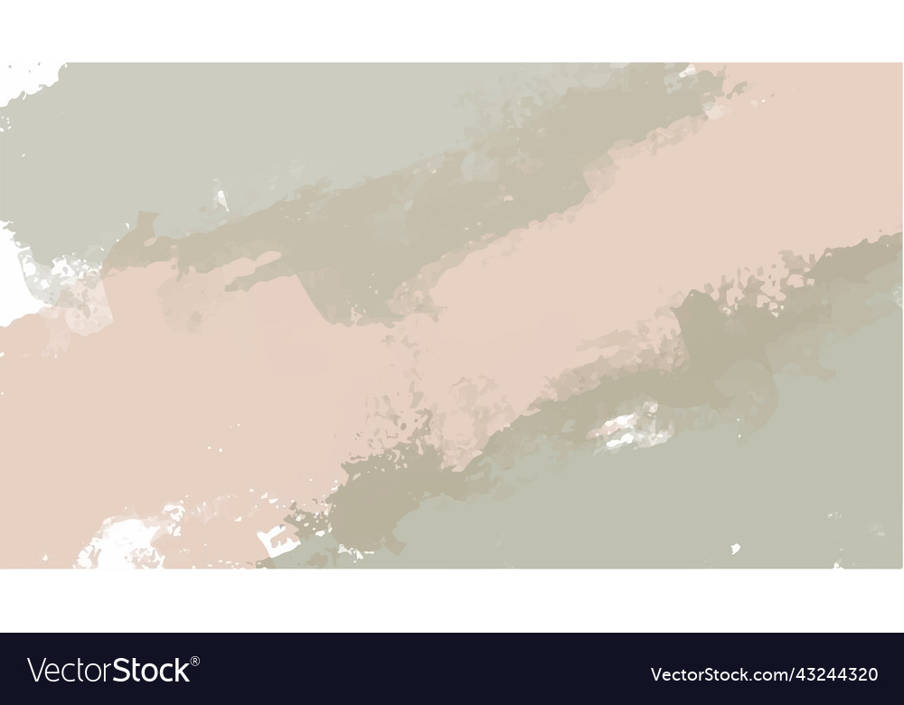 Earth tone watercolor background for your design Vector Image