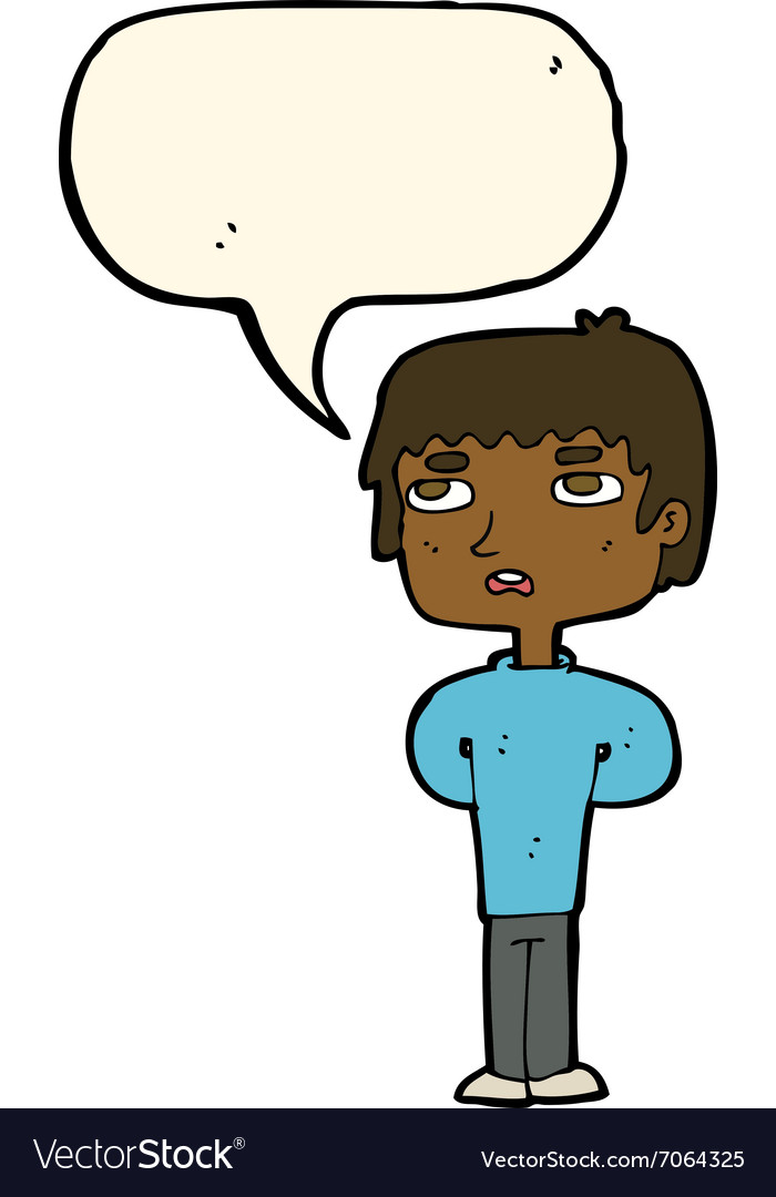 Cartoon unhappy man with speech bubble Royalty Free Vector Cartoon unhappy man with speech bubble Royalty Free Vector