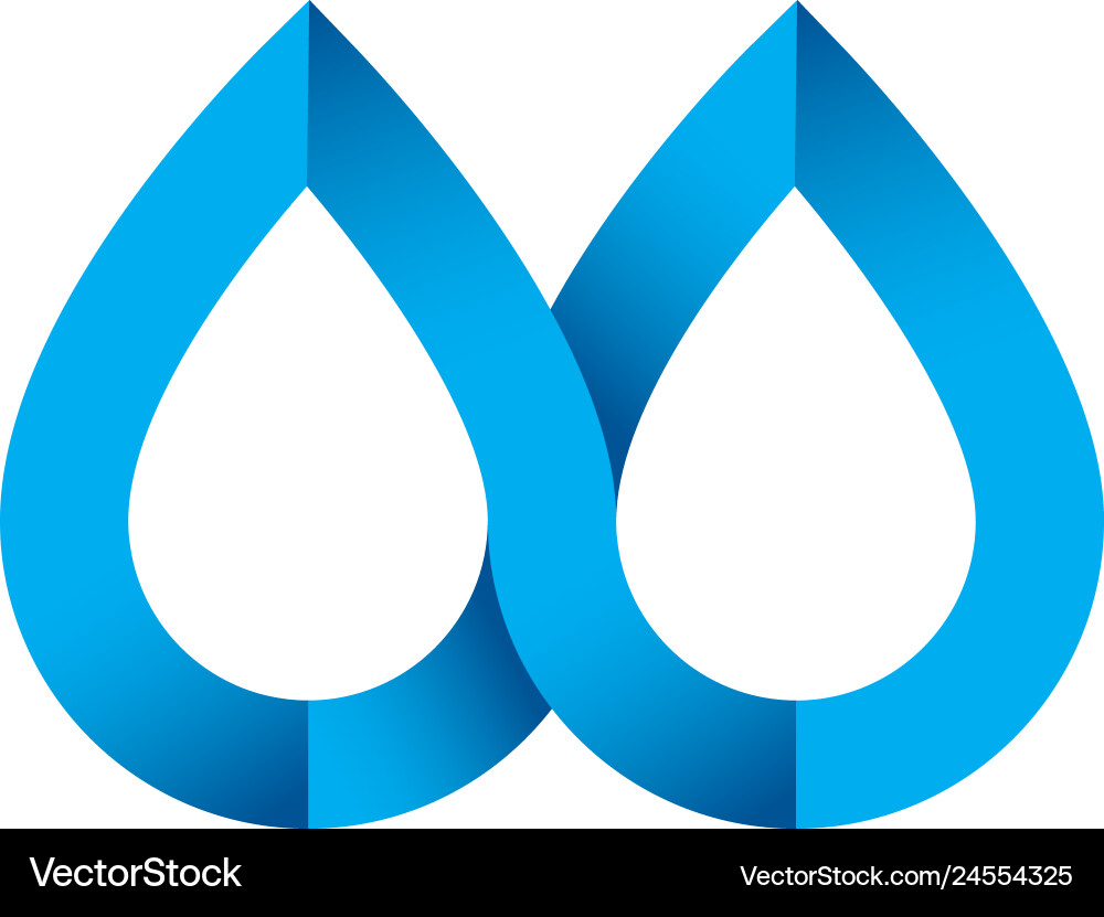 Fresh mineral water design emblem clear Royalty Free Vector