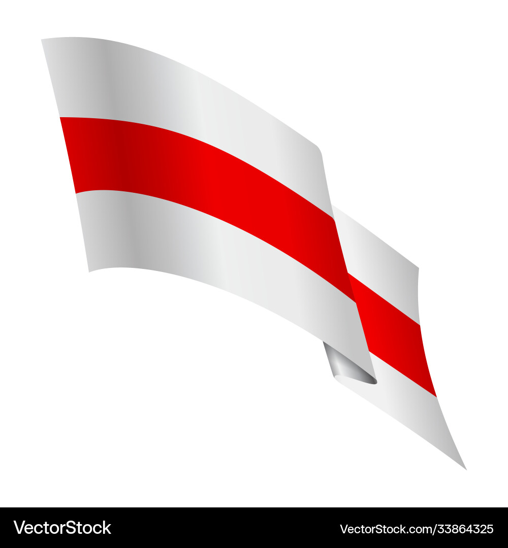 Historical flag belarus and a symbol protest Vector Image