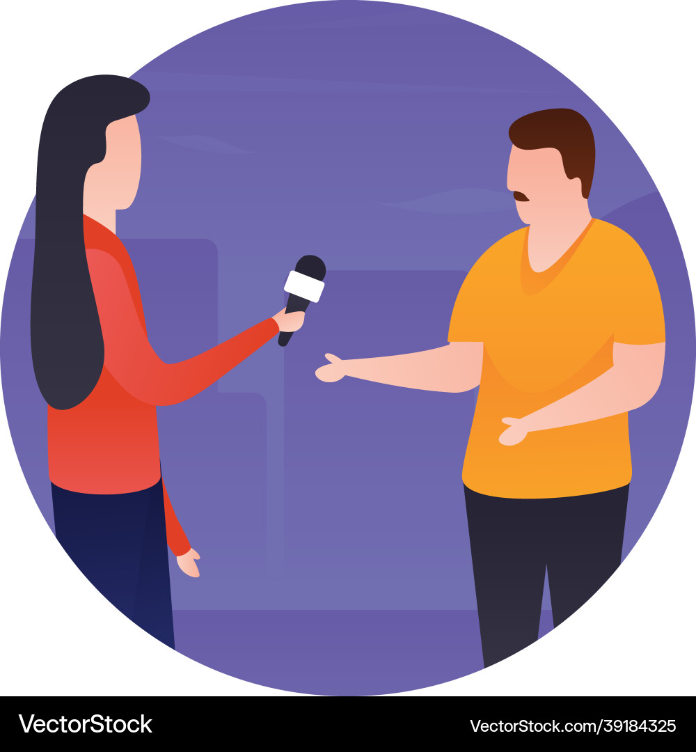 News broadcast Royalty Free Vector Image - VectorStock