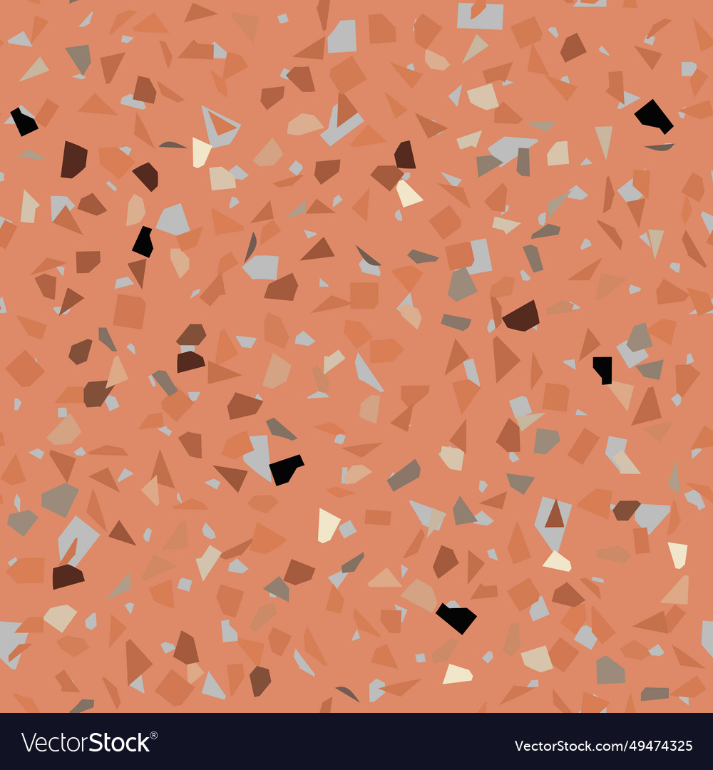 Seamless ceramic tile floor pattern terrazzo Vector Image