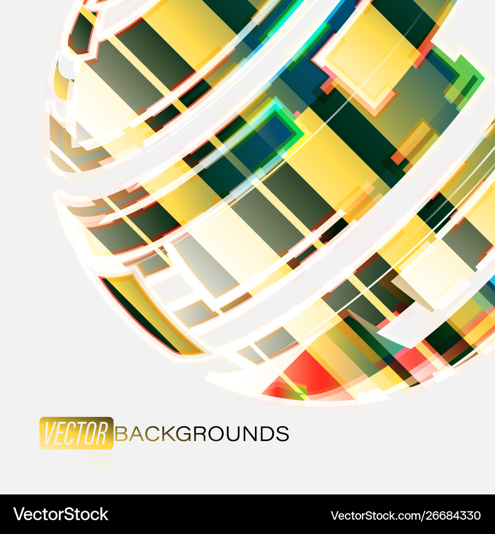 Abstract round colors on a gray scene Royalty Free Vector
