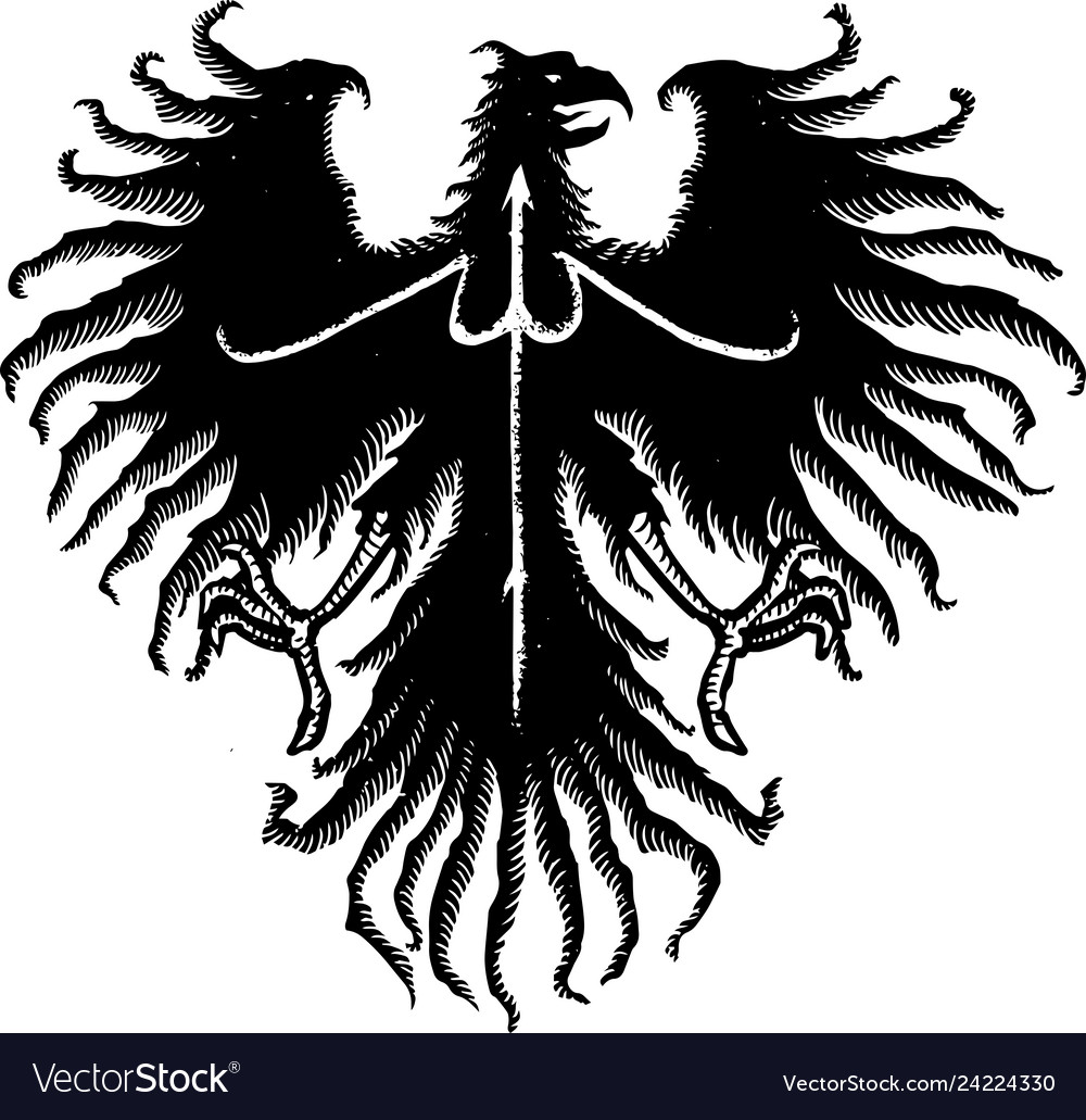 Black eagle Royalty Free Vector Image - VectorStock