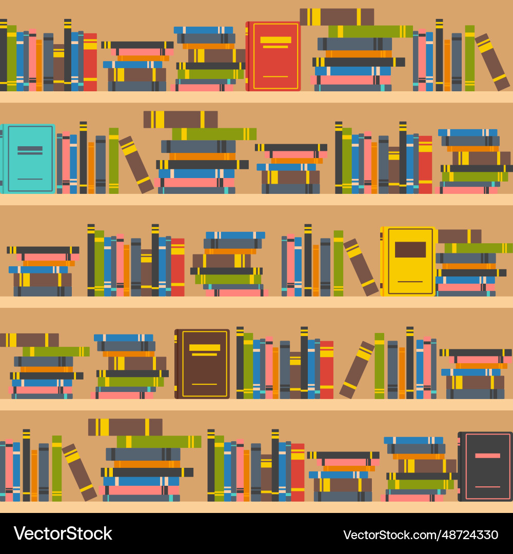Book shelves book shelves Royalty Free Vector Image