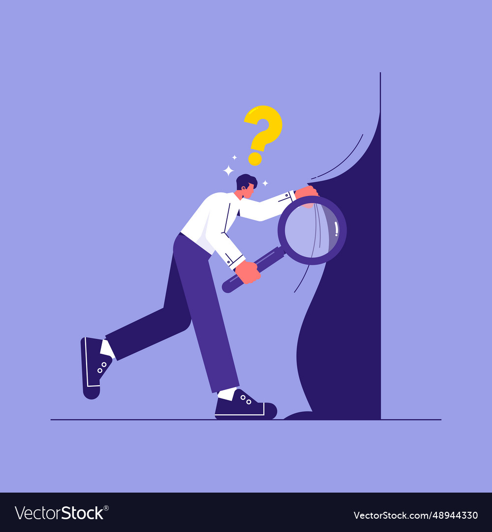 Finding solution or creativity concept Royalty Free Vector