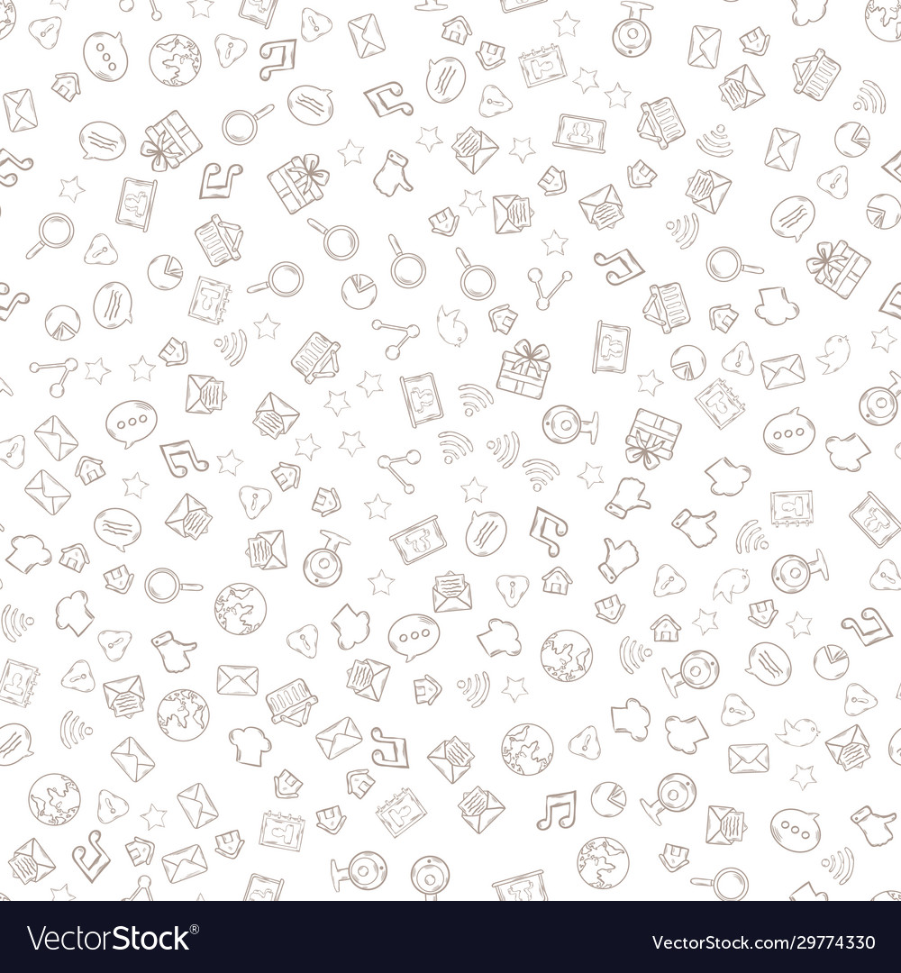Mobile apps pattern Royalty Free Vector Image - VectorStock