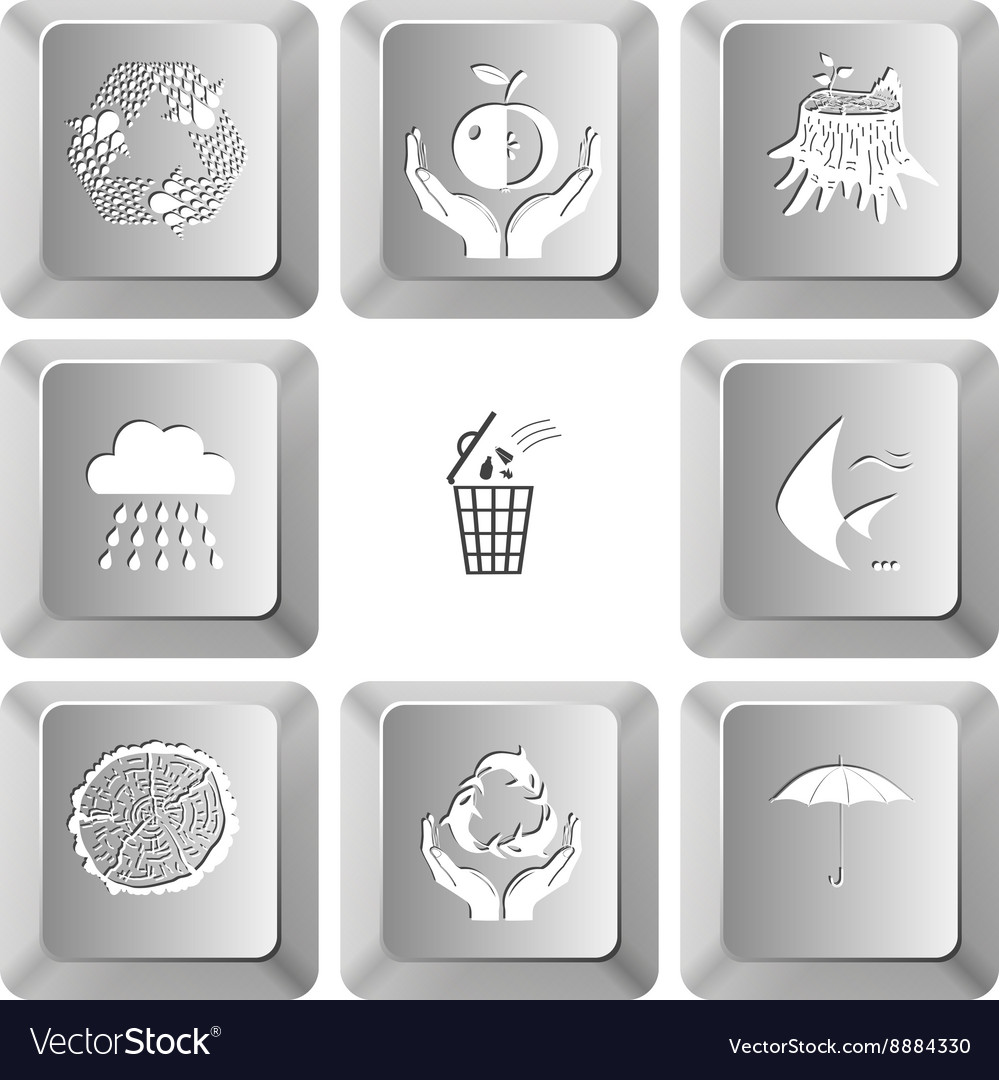 Set computer keys Royalty Free Vector Image - VectorStock