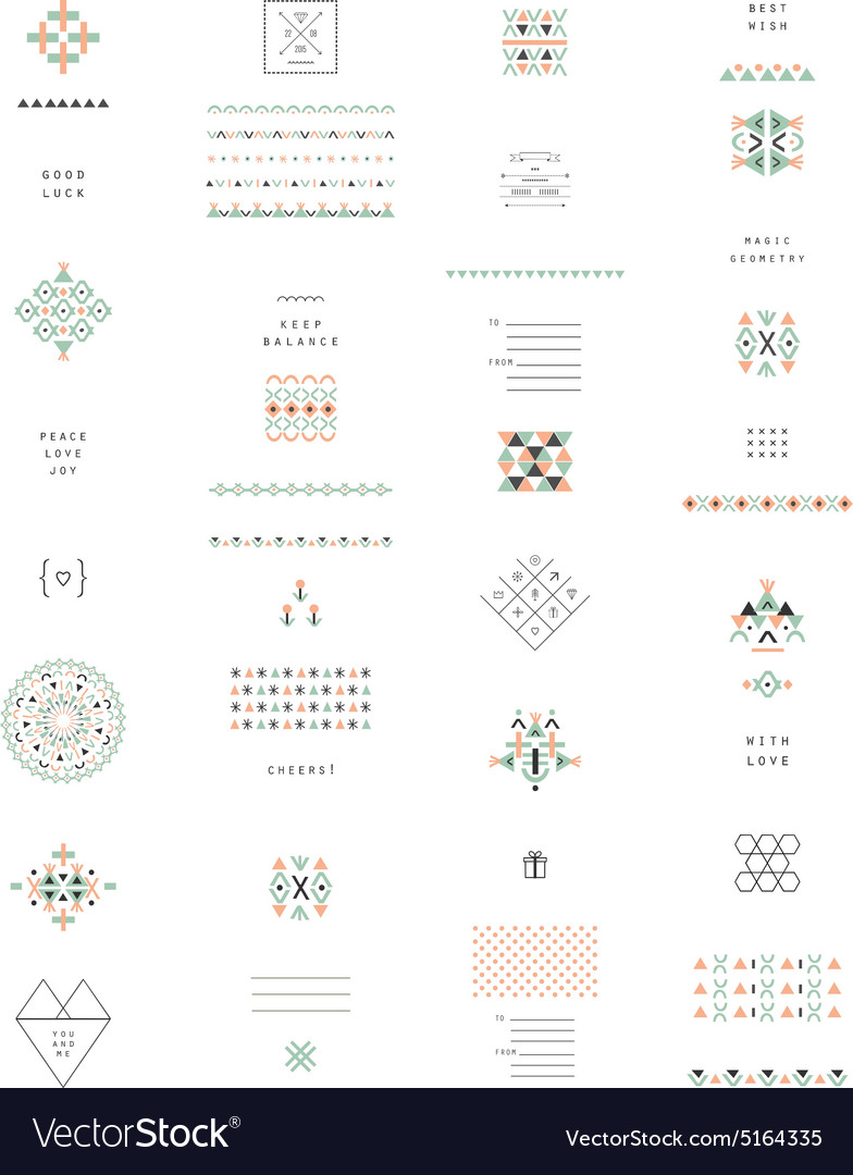 Decorative design elements Royalty Free Vector Image