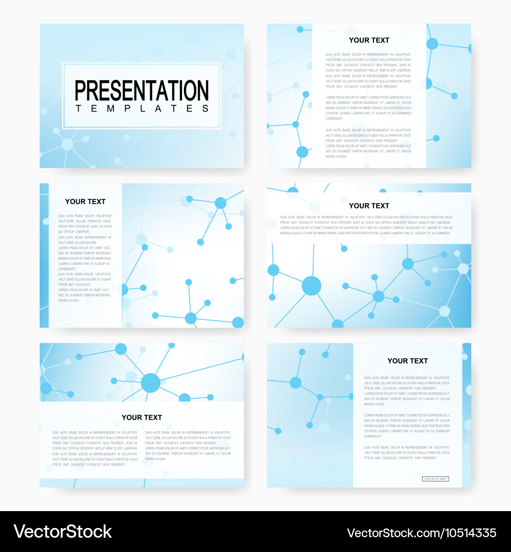Set of templates for multipurpose Royalty Free Vector Image