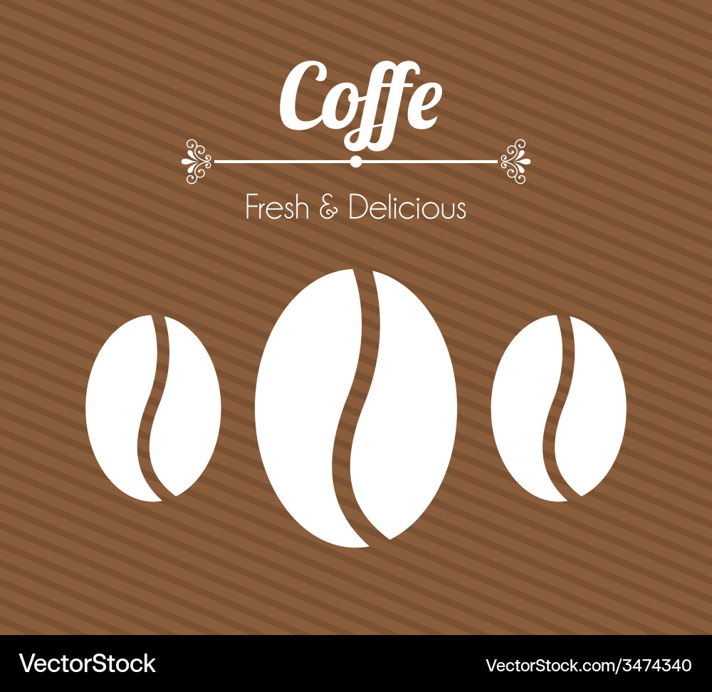 Coffee design Royalty Free Vector Image - VectorStock