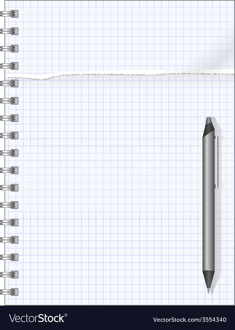 Notebook Royalty Free Vector Image - VectorStock