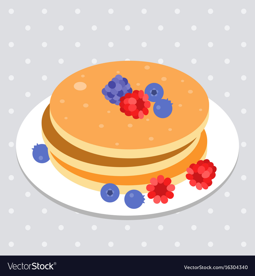 Pancake Royalty Free Vector Image - VectorStock