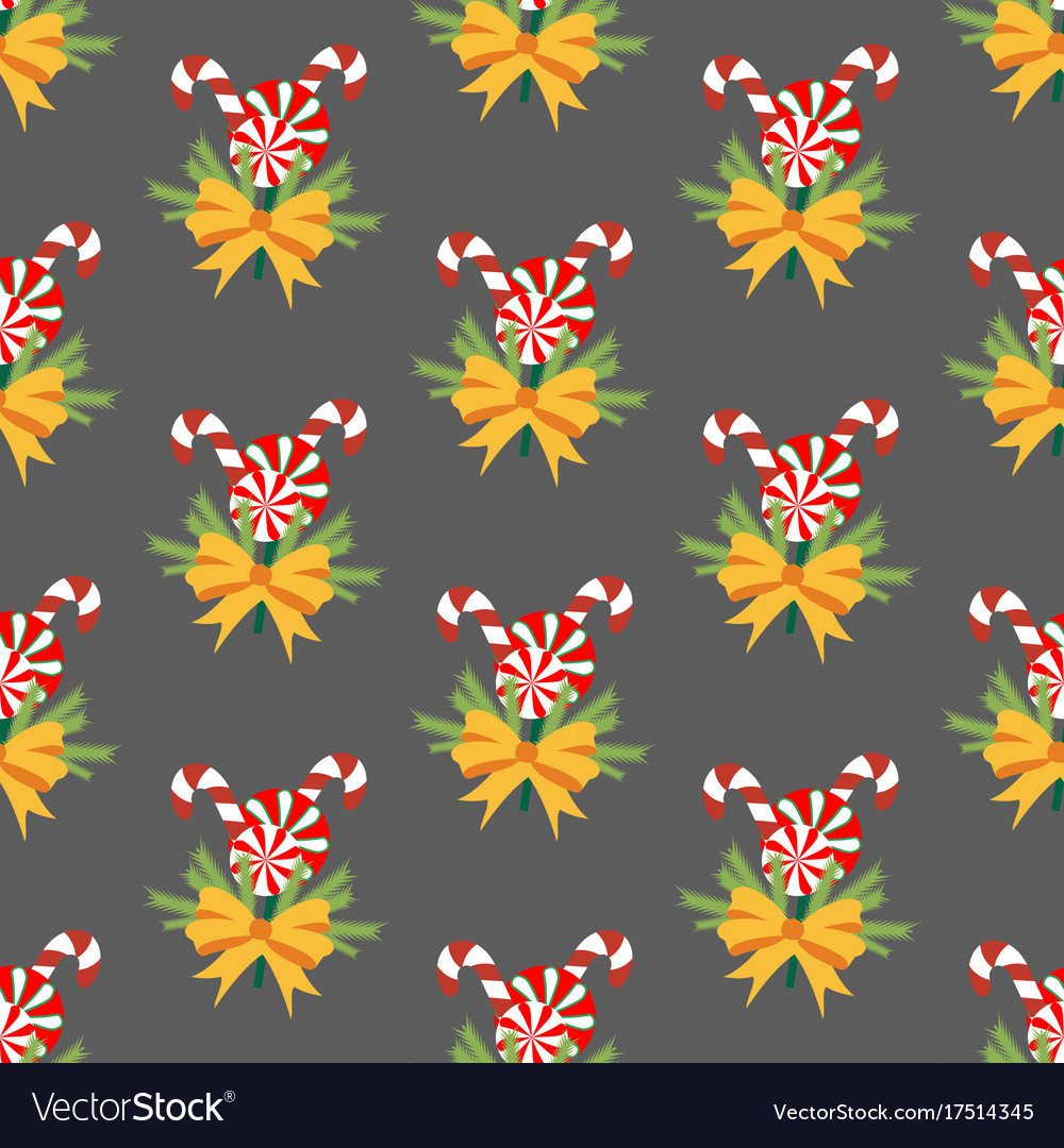 Candy cane pattern Royalty Free Vector Image - VectorStock