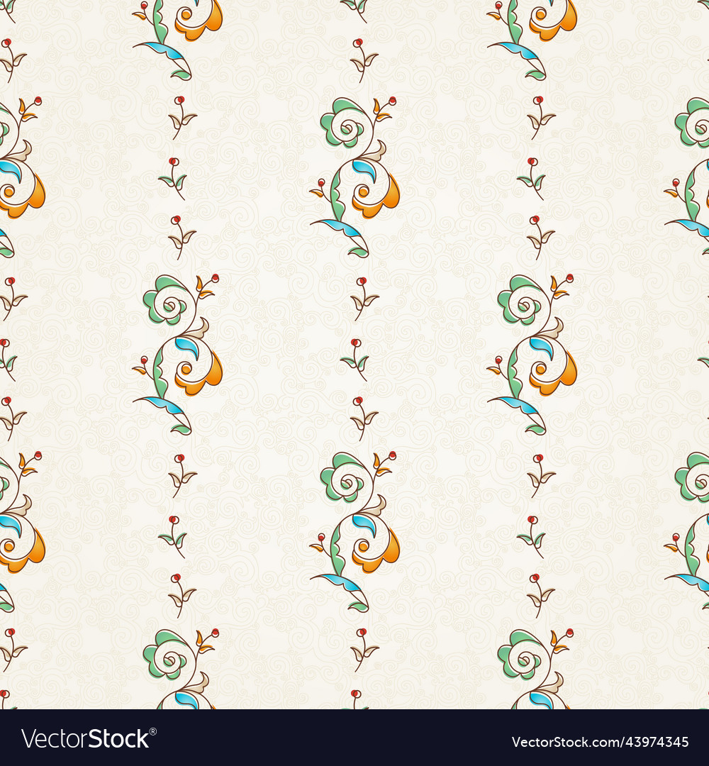Seamless pattern in eastern style Royalty Free Vector Image