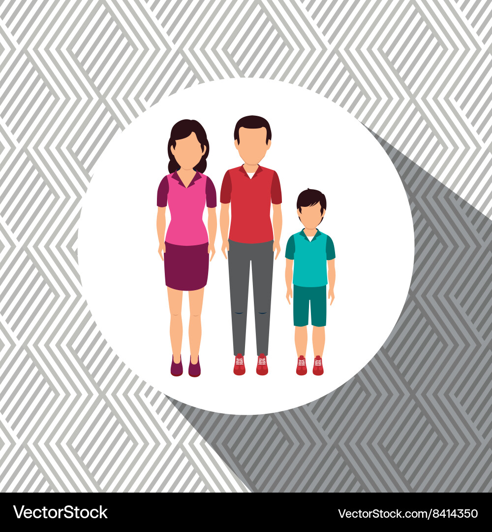Family members design Royalty Free Vector Image