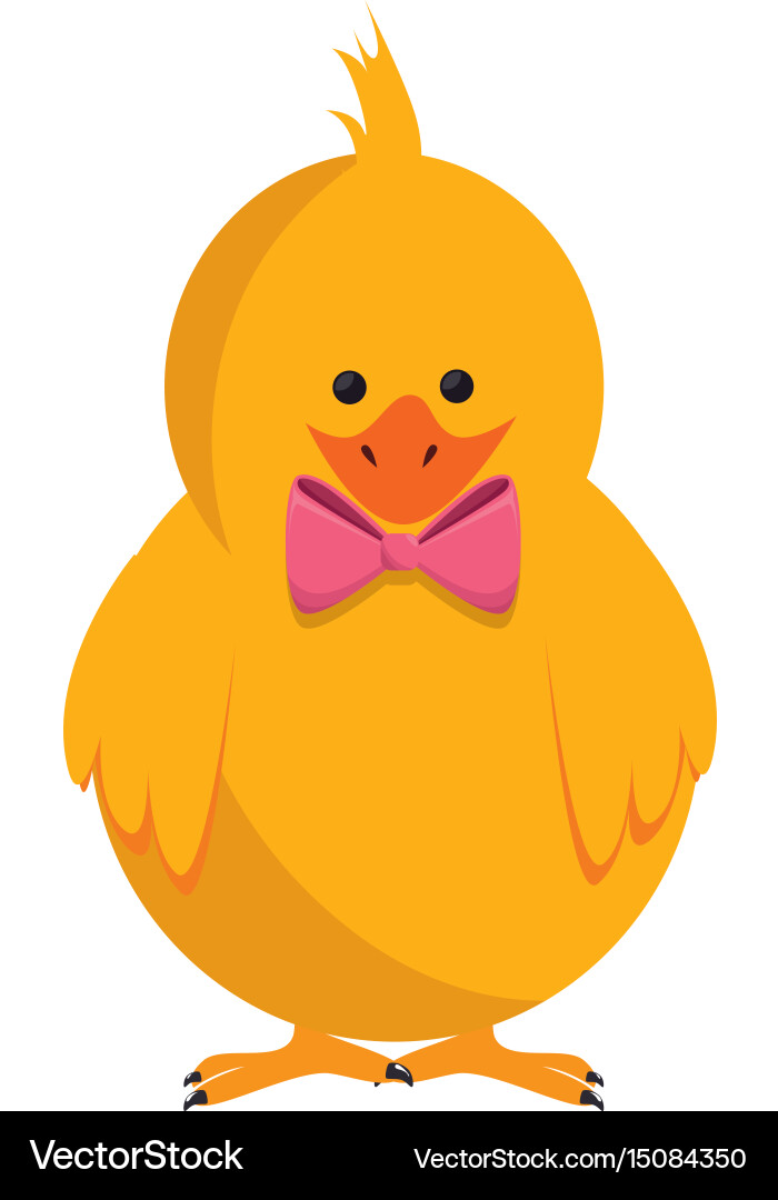 Little chicken cartoon Royalty Free Vector Image