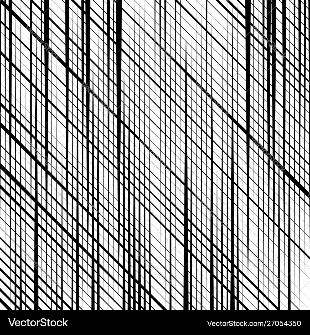Skew diagonal oblique lines grid meshcellular Vector Image