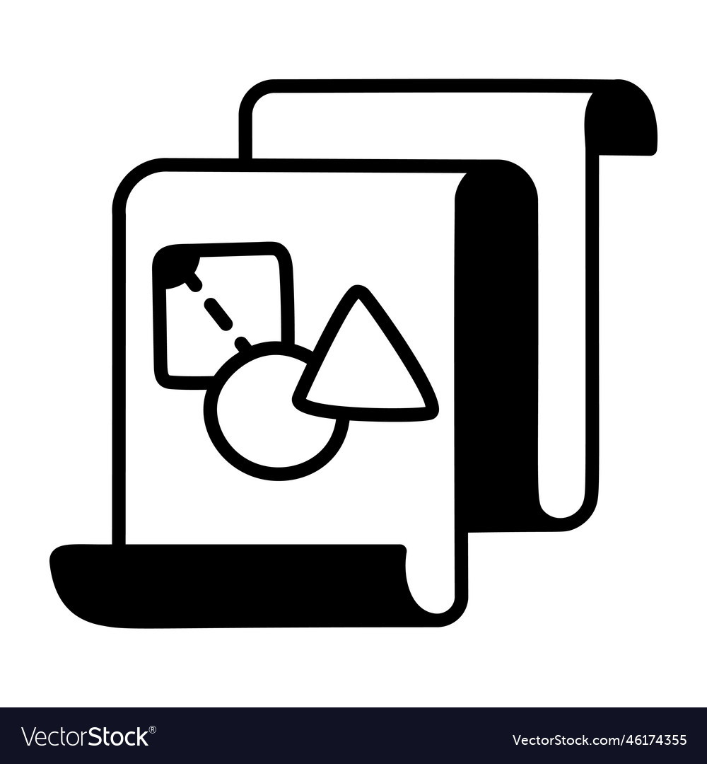 Geometry drawing Royalty Free Vector Image - VectorStock