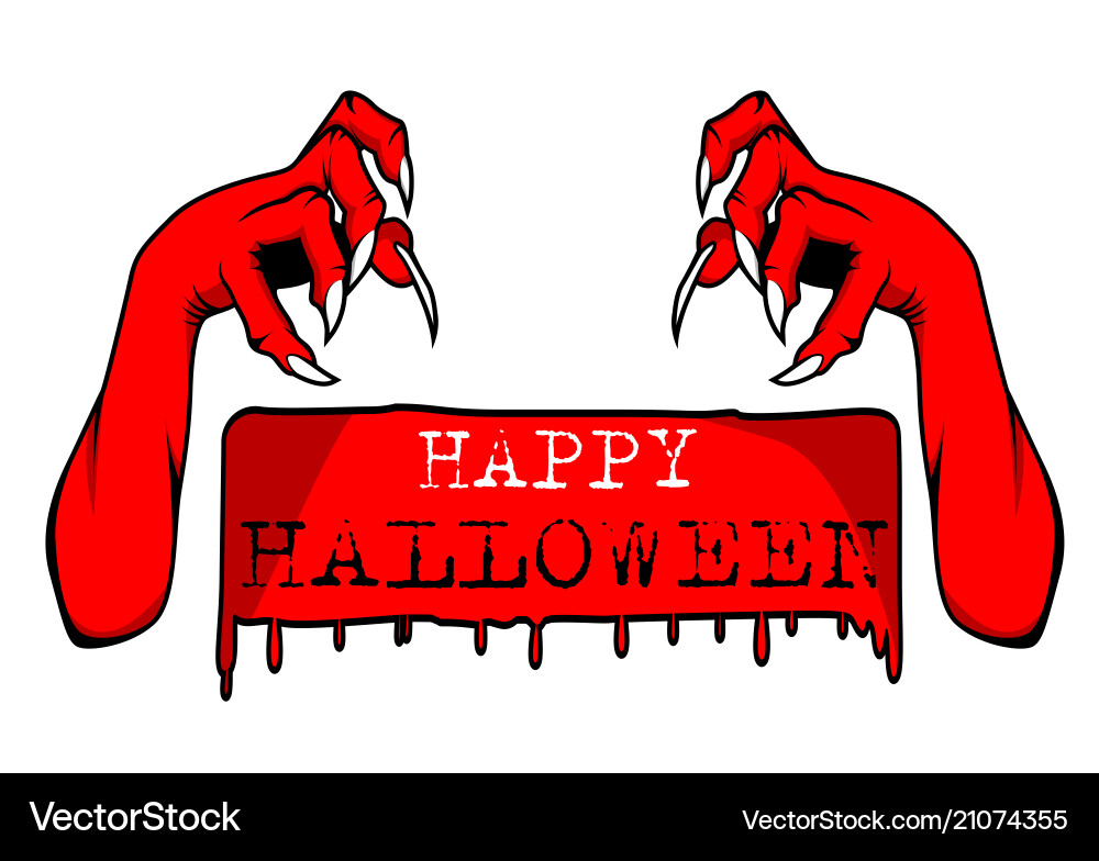 Halloween sign Royalty Free Vector Image - VectorStock