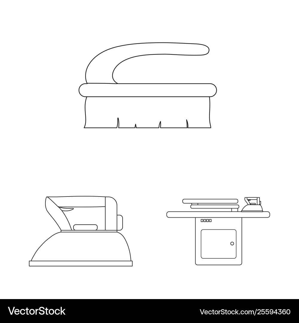 Design laundry and clean sign set Royalty Free Vector Image