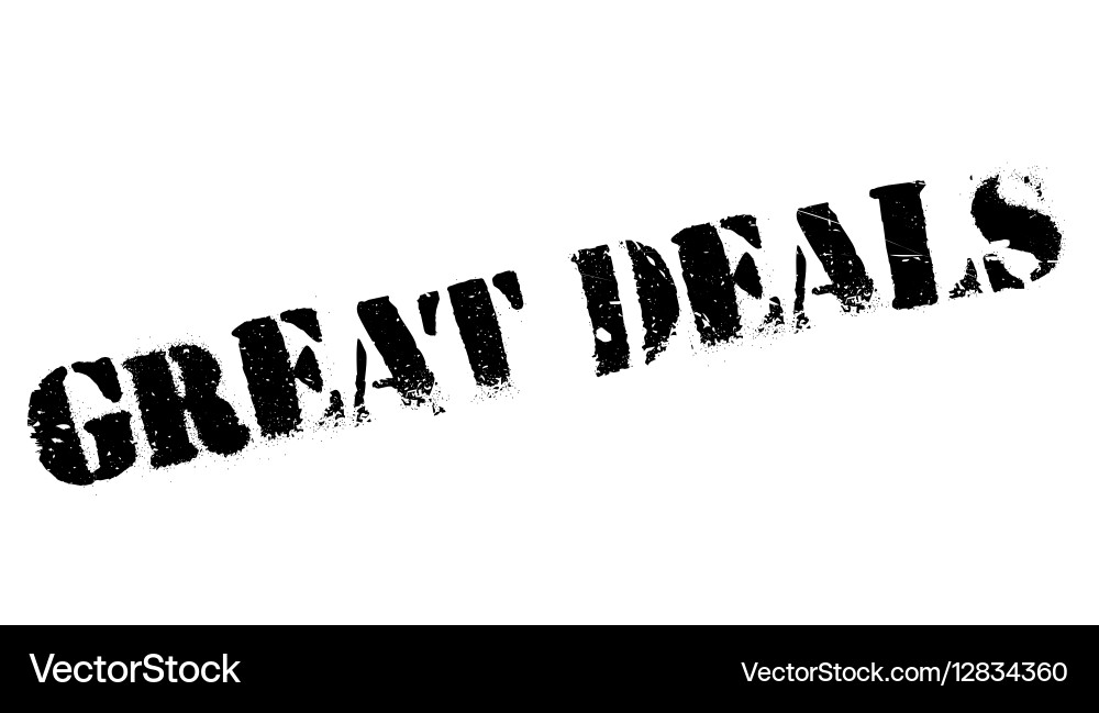 Great deals rubber stamp Royalty Free Vector Image