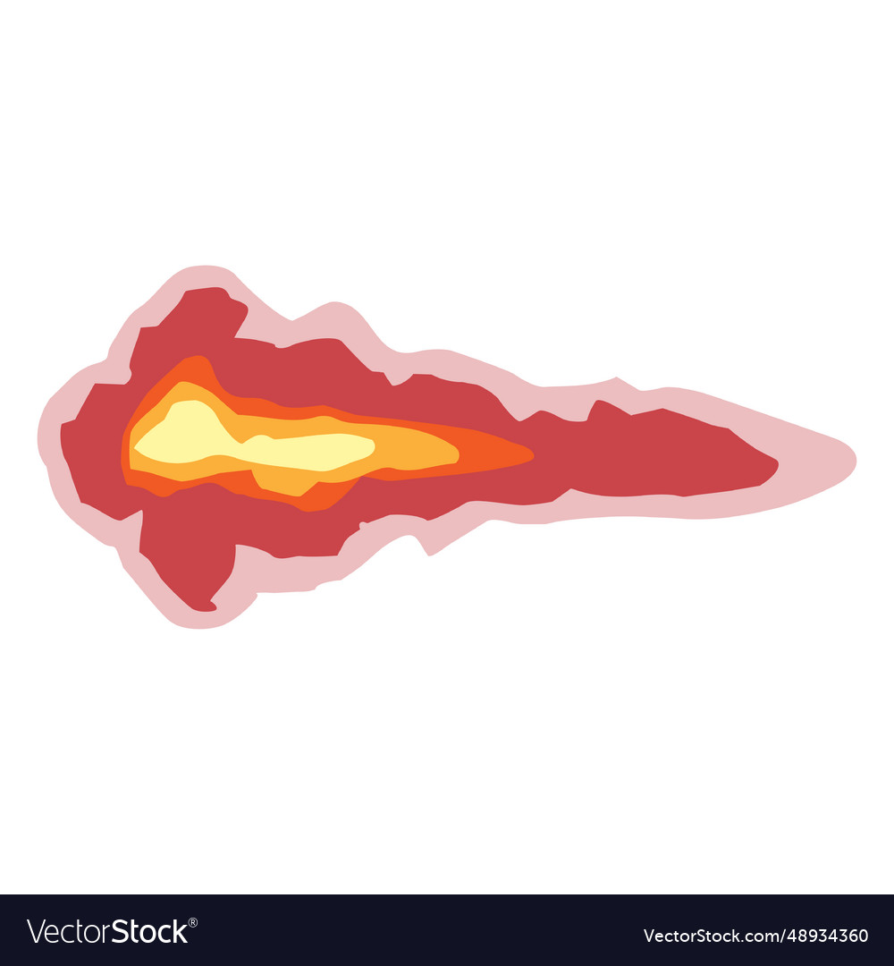 Muzzle flash Royalty Free Vector Image - VectorStock