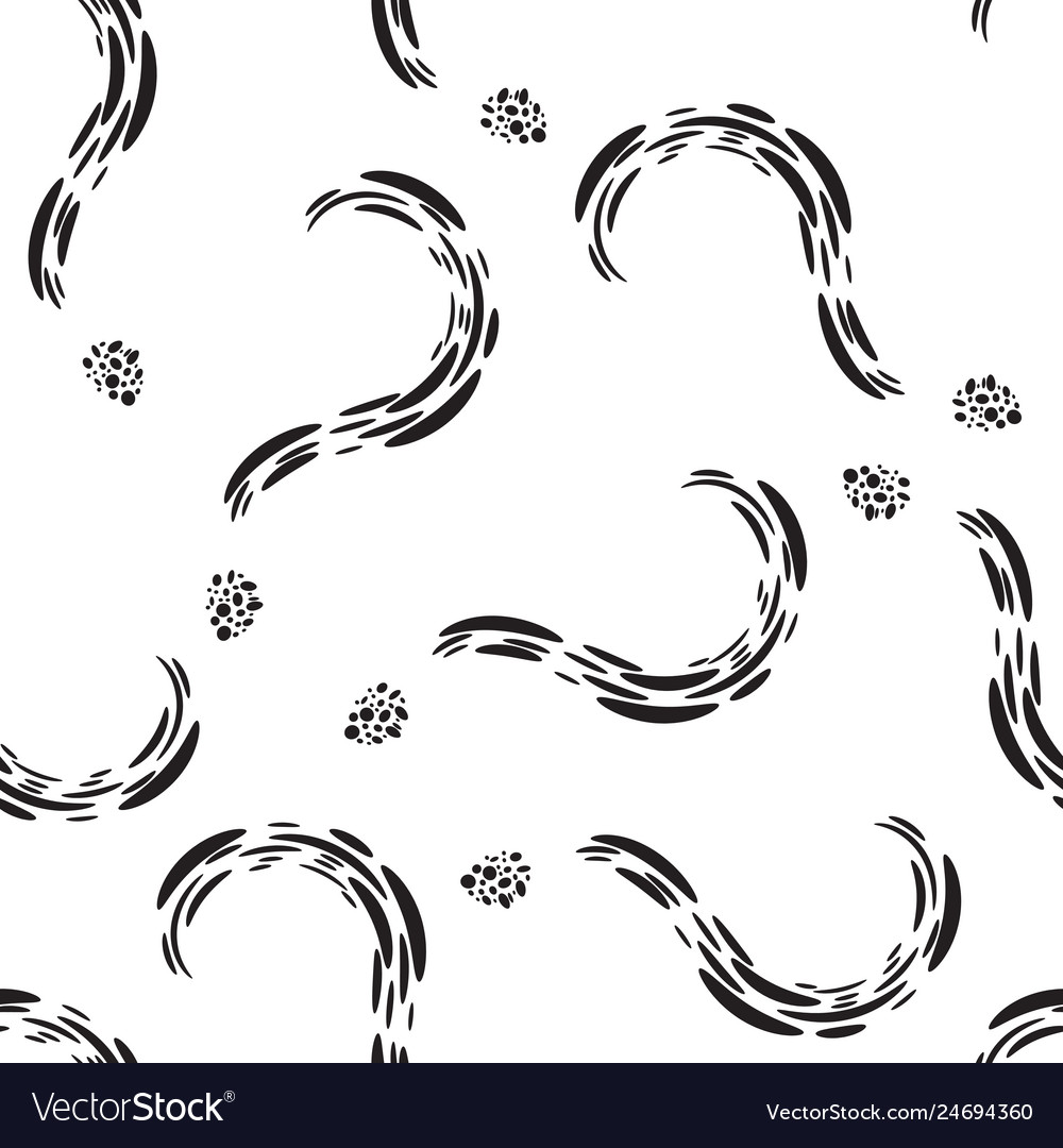 Question marks seamless pattern or interrogation Vector Image