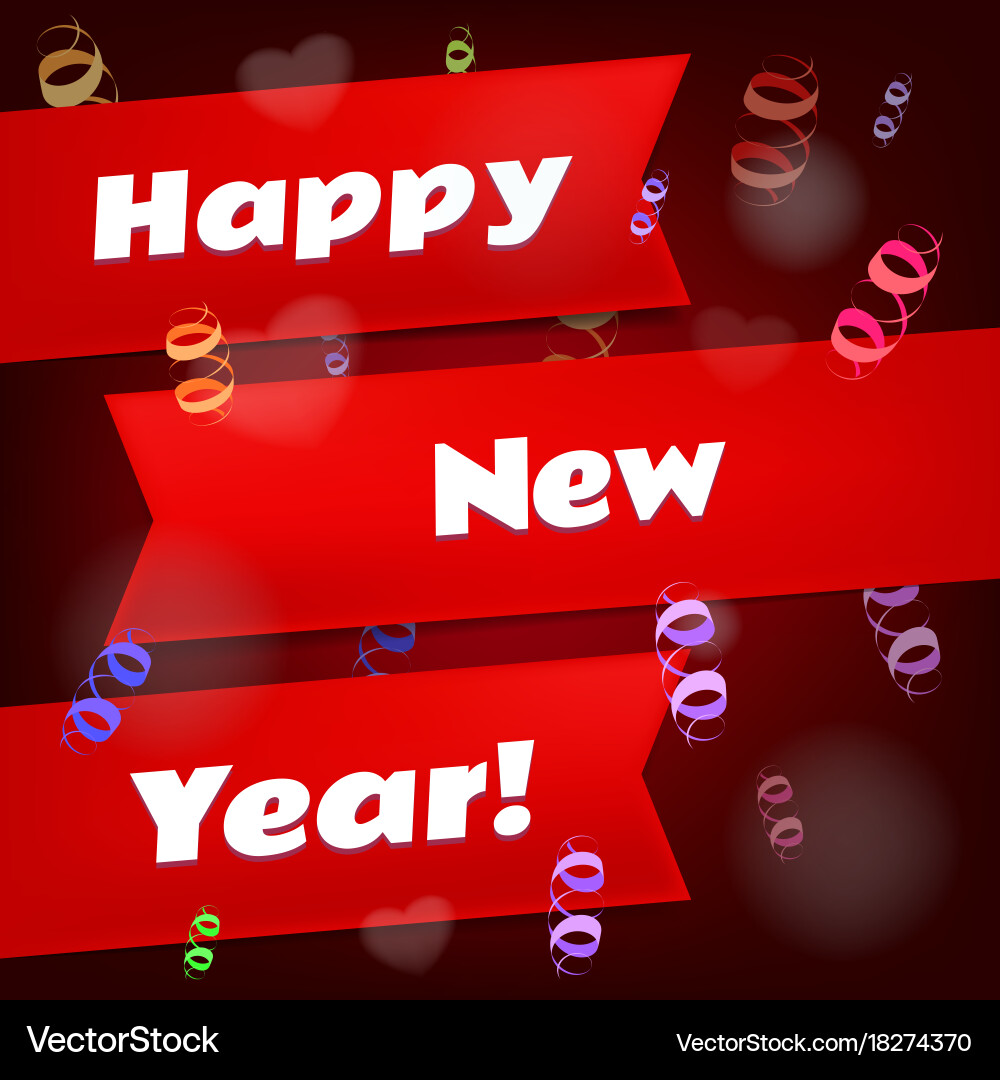 Happy new year background calendar template Vector Image