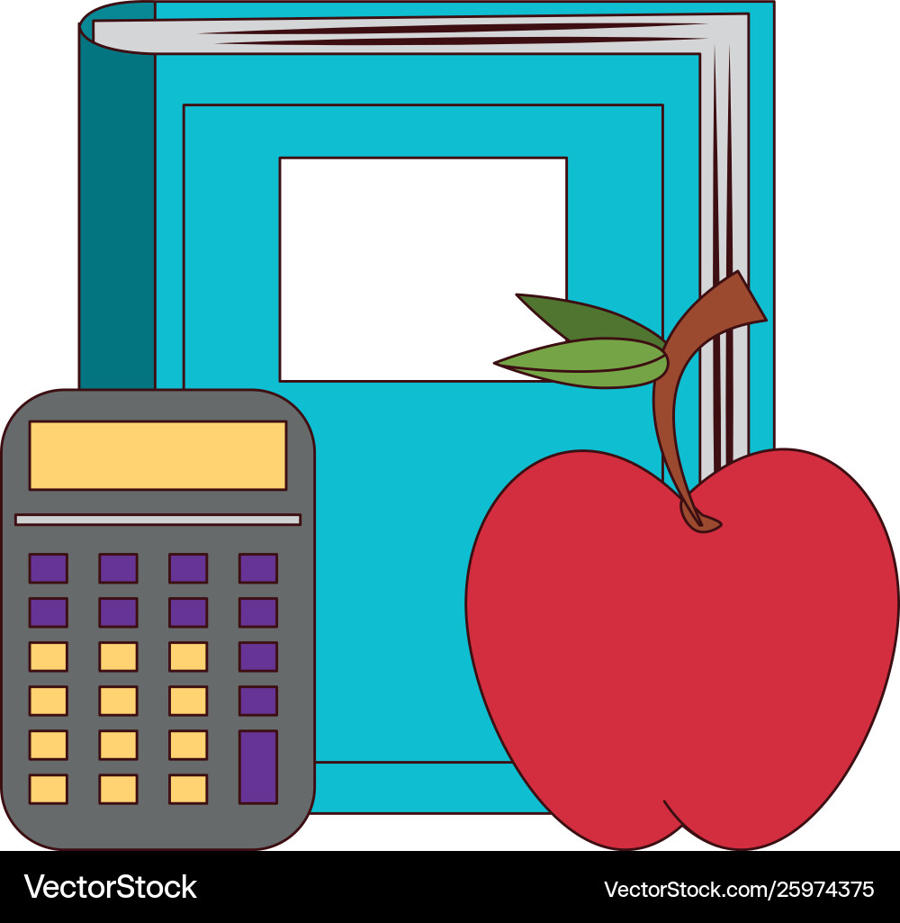 Back to school education cartoons Royalty Free Vector Image