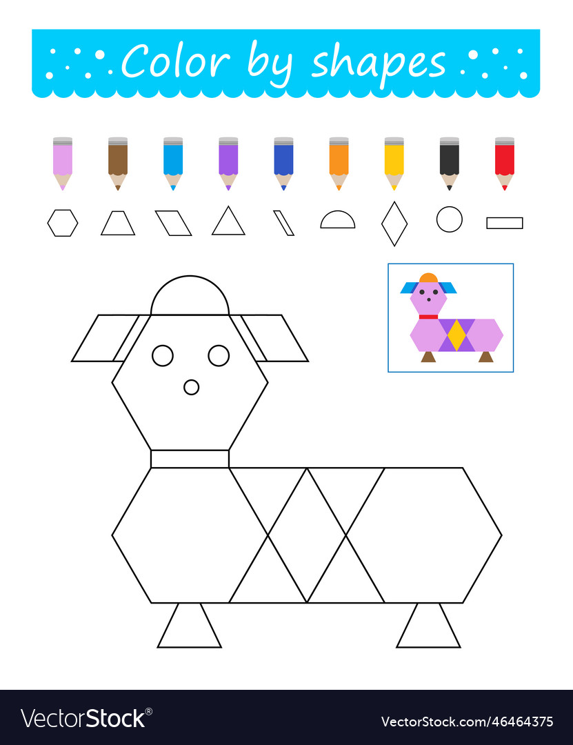 Coloring Shapes Coloring Pages | Geometric Shapes To Color Coloring