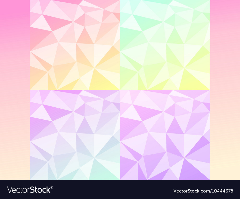 Cute triangles Royalty Free Vector Image - VectorStock