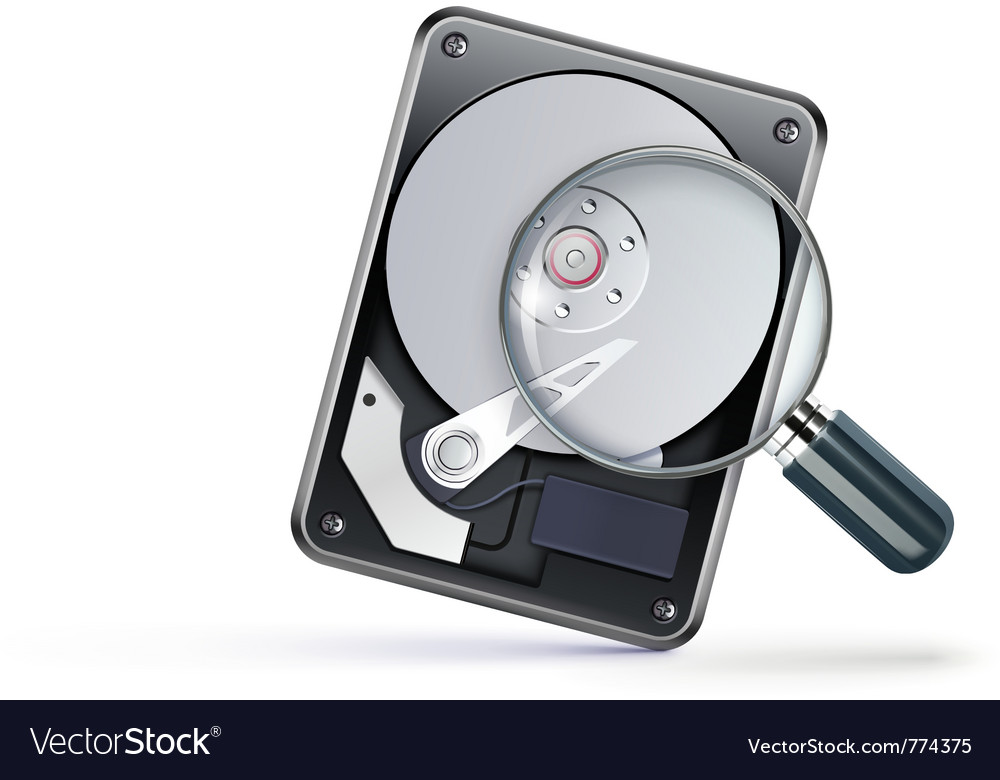 Data search concept Royalty Free Vector Image - VectorStock